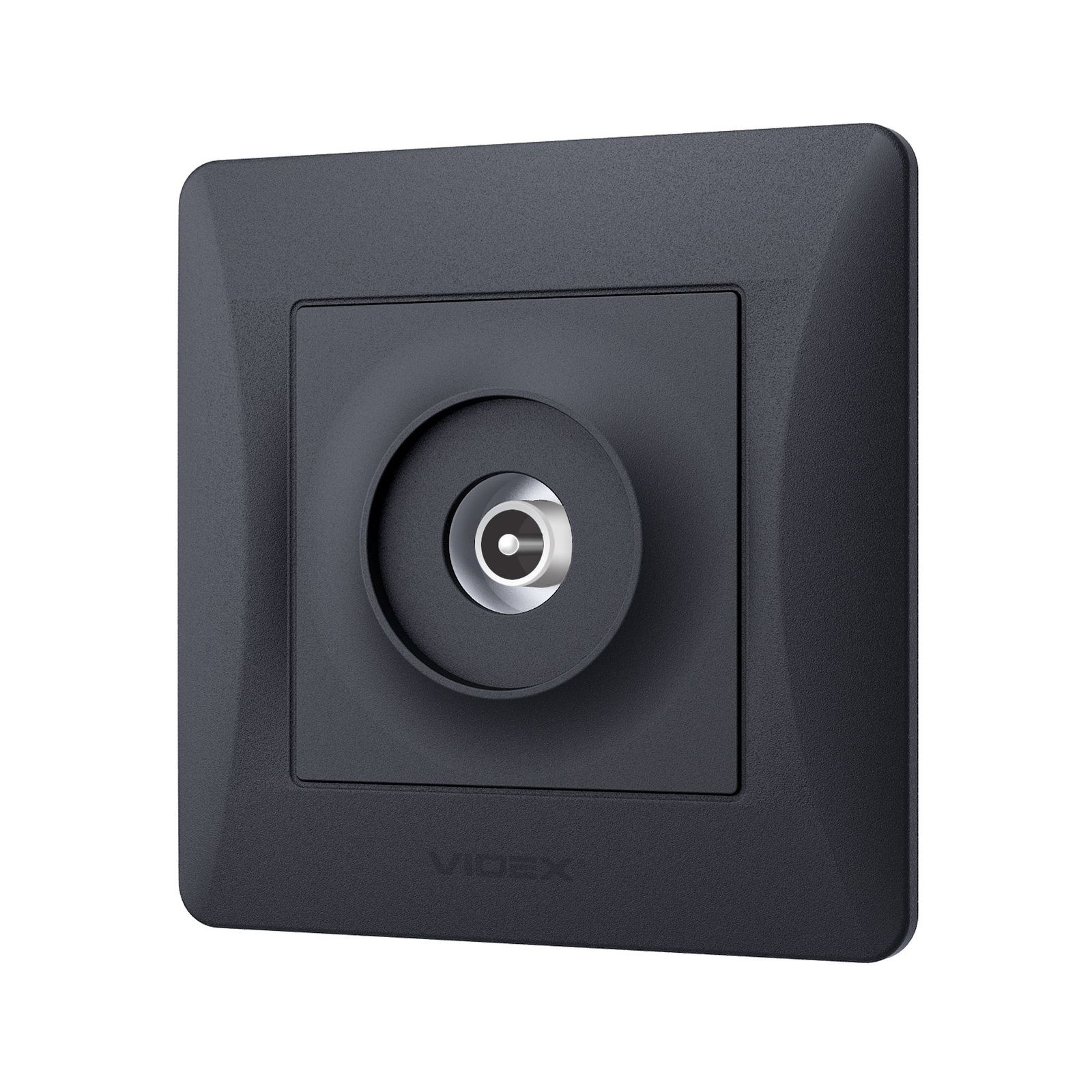 Gniazdo Pojedyncze Antenowe Telewizyjne Natynkowe Czarne BINERA VIDEX 4820118295145 | Sklep Leddo.pl