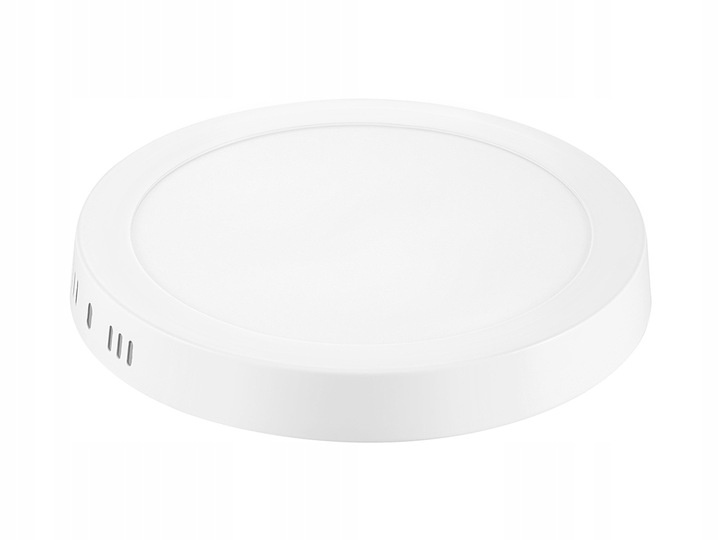 Panel LED Oprawa Sufitowa 12W 960lm 2700K Ciepły Natynkowy Okrągły ...