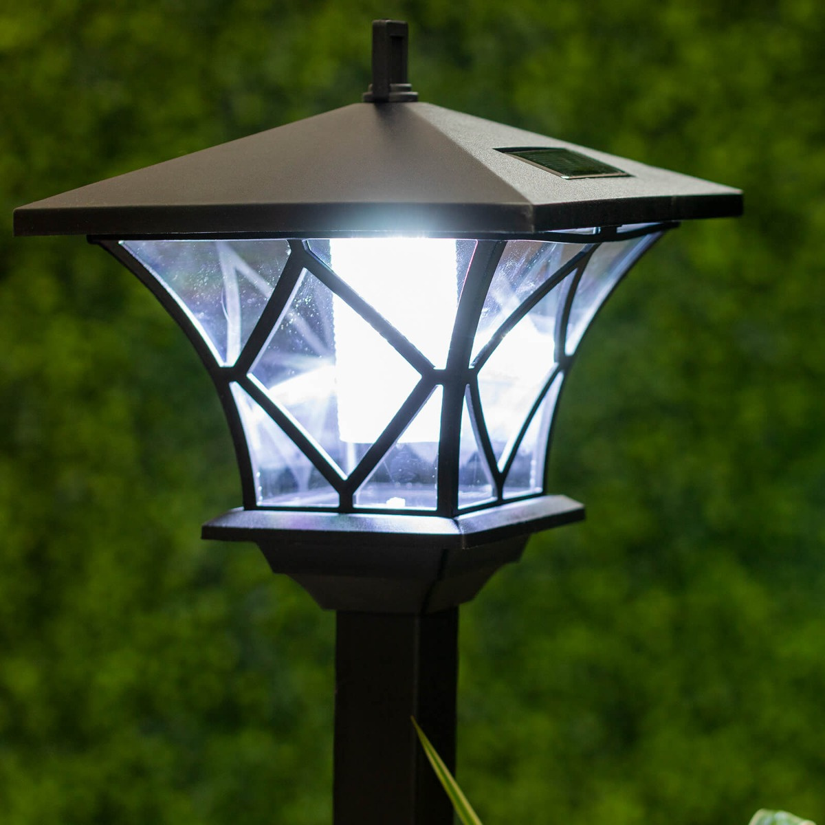 Lampa Solarna Ogrodowa LED LATARNIA Ogrodowa Zewnętrzna 138cm WYSOKA 5903068175503