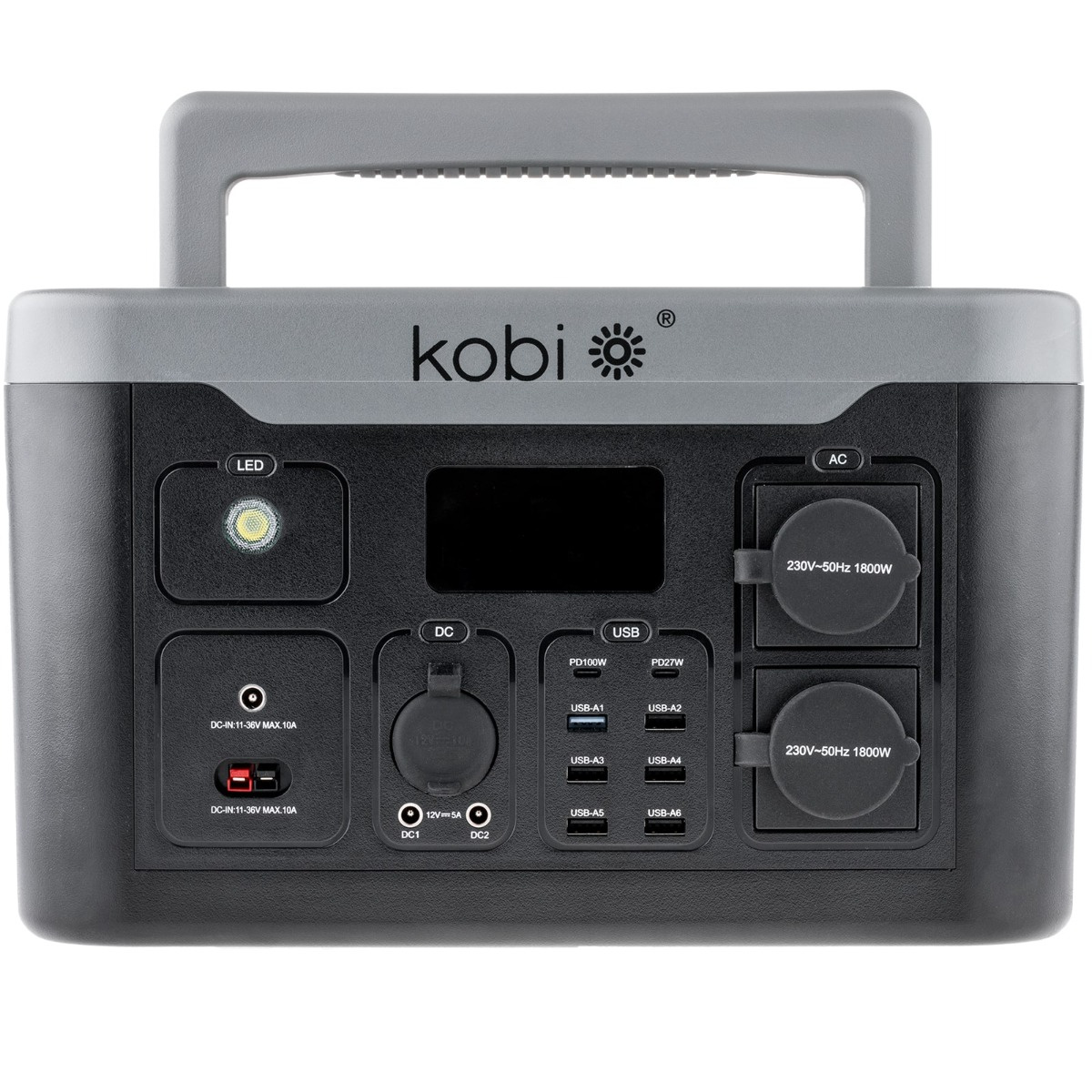 Bank Magazyn Energii Powerbox Przenośna Mobilna Stacja Zasilania 1800W ...