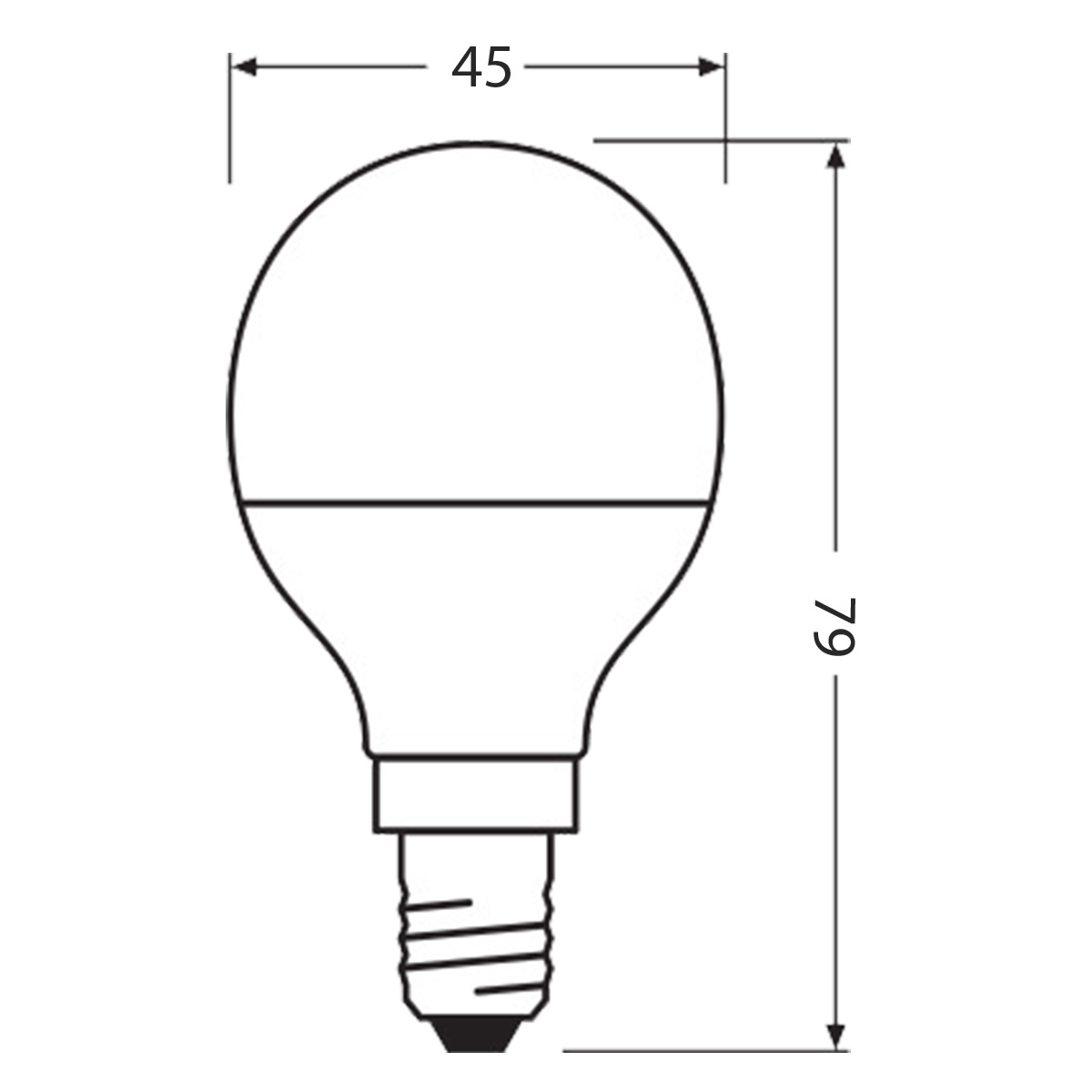 Żarówka LED PCR E14 P45 4.9W = 40W 470lm 2700K 200° Eco Recykling Ciepła LEDVANCE | Sklep ...